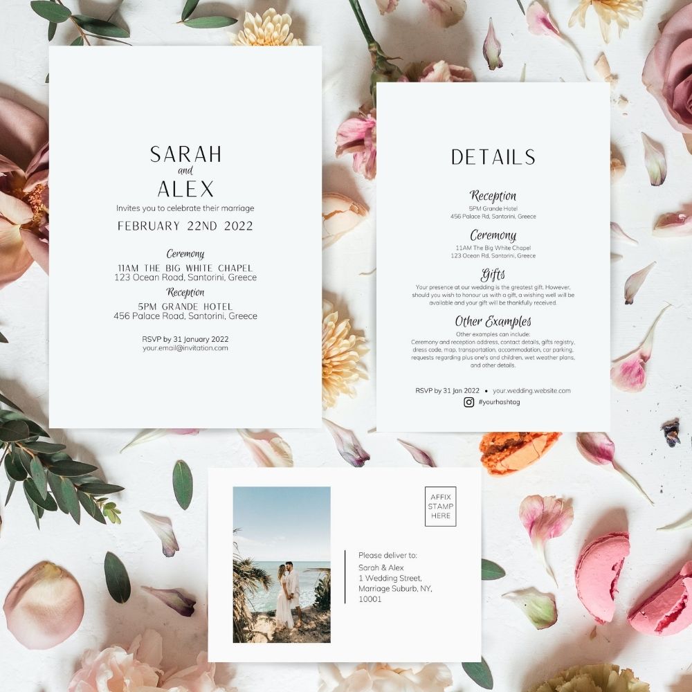 Wedding Invitation Bundles – Studio Template Co