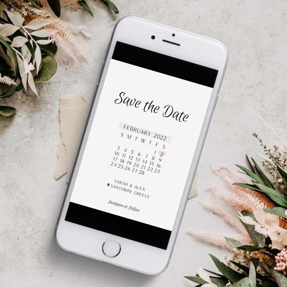 Digital Invitation Download | Canva Template | Wedding Stationery ...